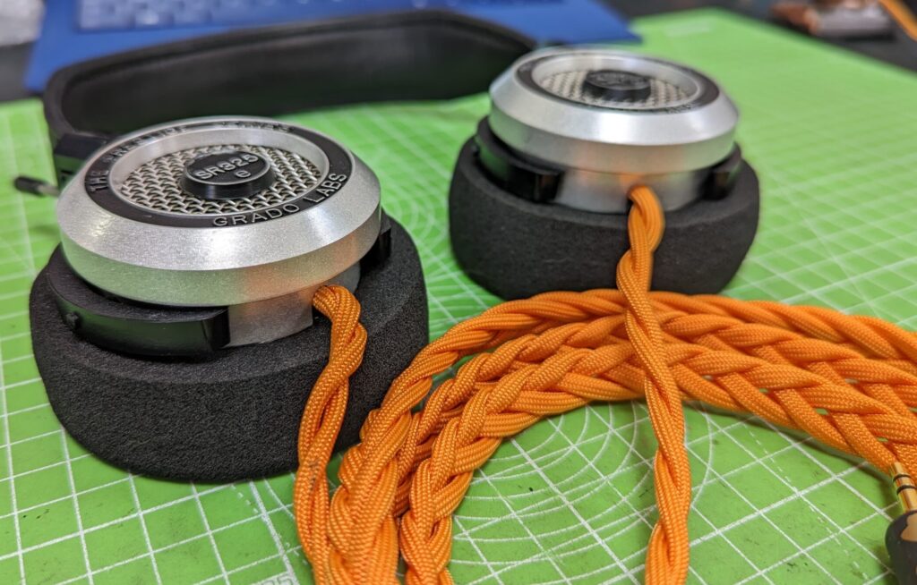 Grado SR325e Cable Upgrade – CustomCans.co.uk Custom Headphone Blog