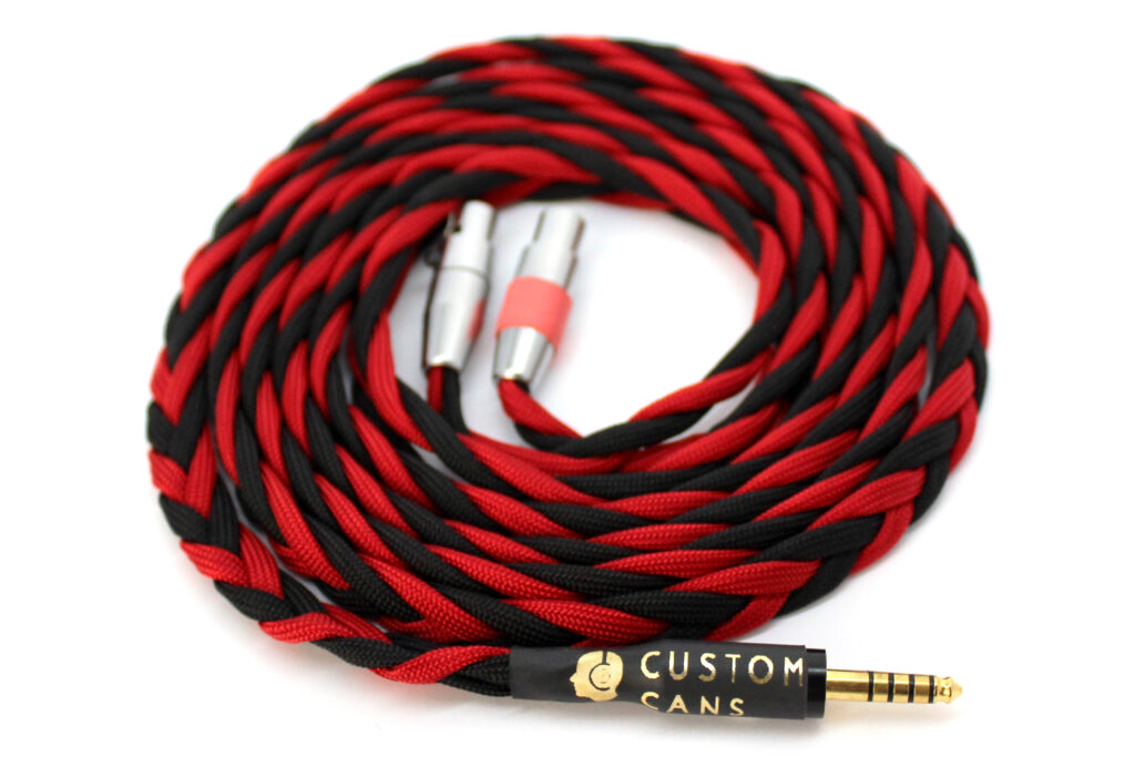 Ultra-low capacitance balanced Audeze style cable for headphones that ...