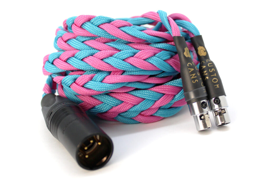Ultra-low capacitance balanced Audeze style cable for headphones that ...