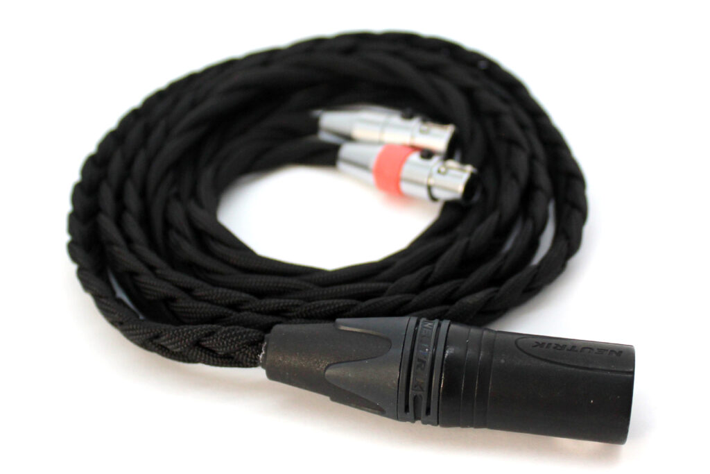 Ultra-low capacitance balanced Audeze style cable for headphones that ...