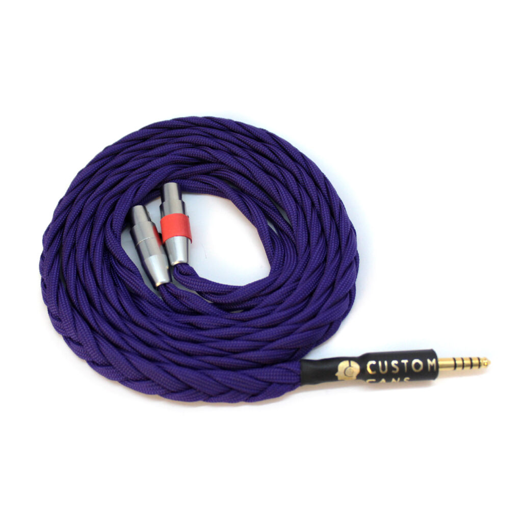 Ultra-low capacitance balanced Audeze style cable for headphones that ...