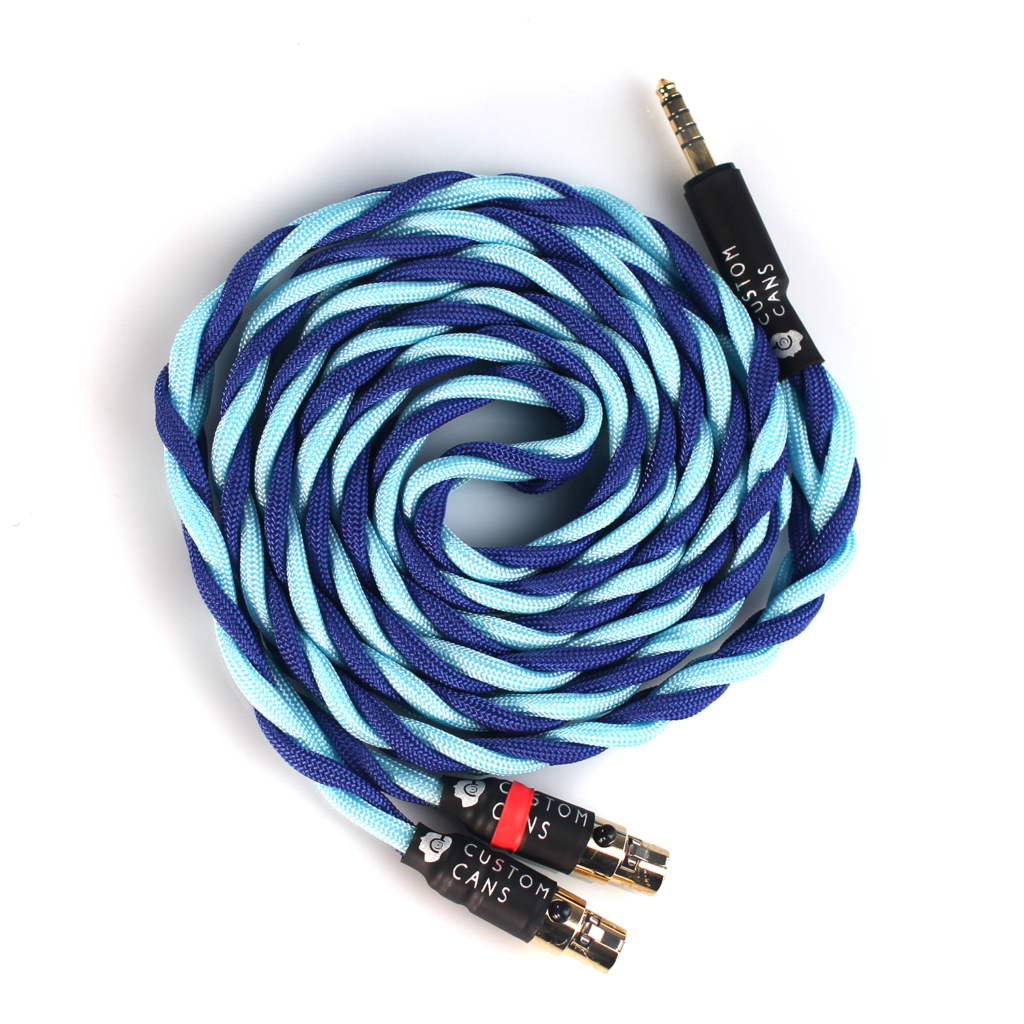 Ultra-low capacitance balanced Audeze style cable for headphones that ...