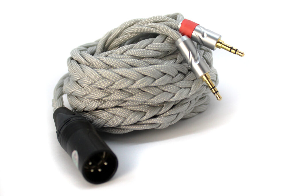 Ultra-low capacitance balanced litz cable for headphones that take 2 x ...