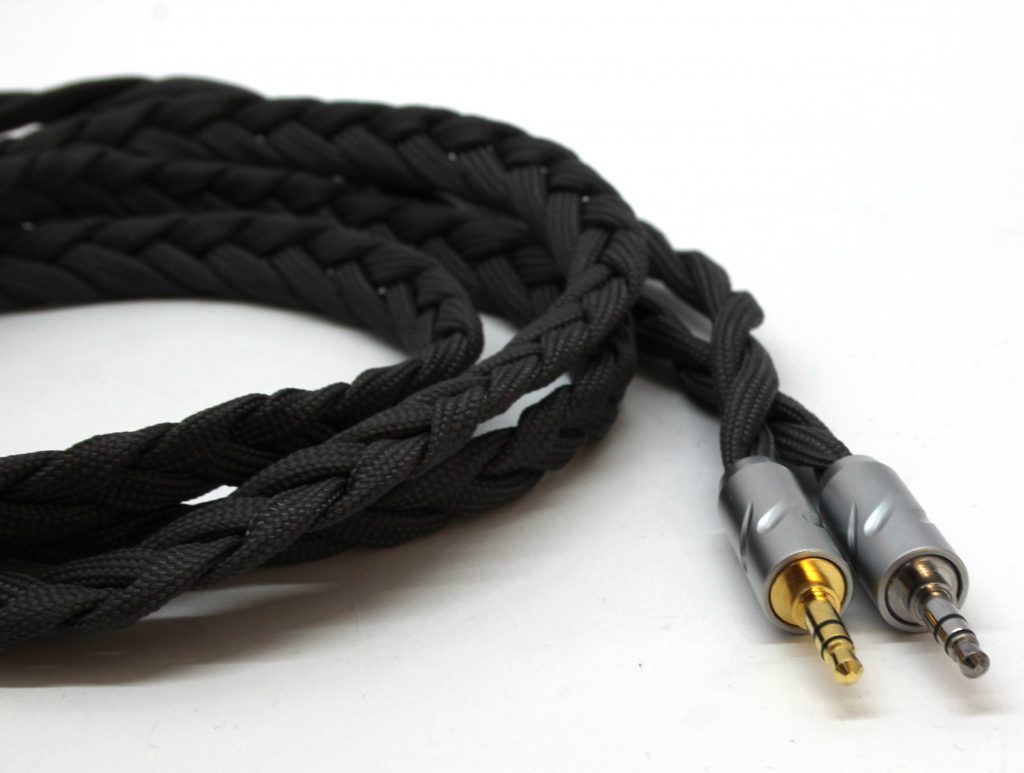 Ultra-low capacitance balanced litz cable for headphones that take 2 x ...