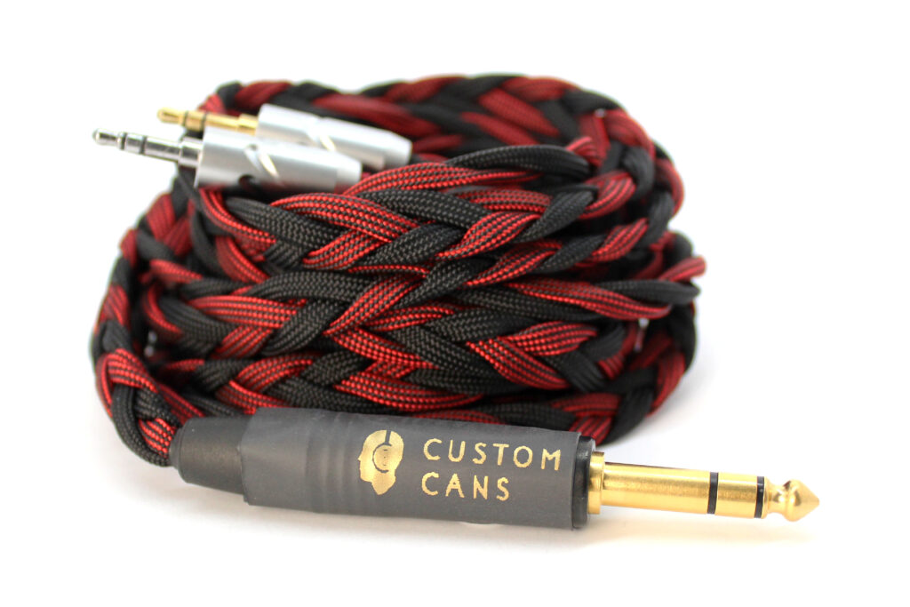 Ultra-low capacitance litz cable for headphones that take 2 x 3.5mm TRS ...