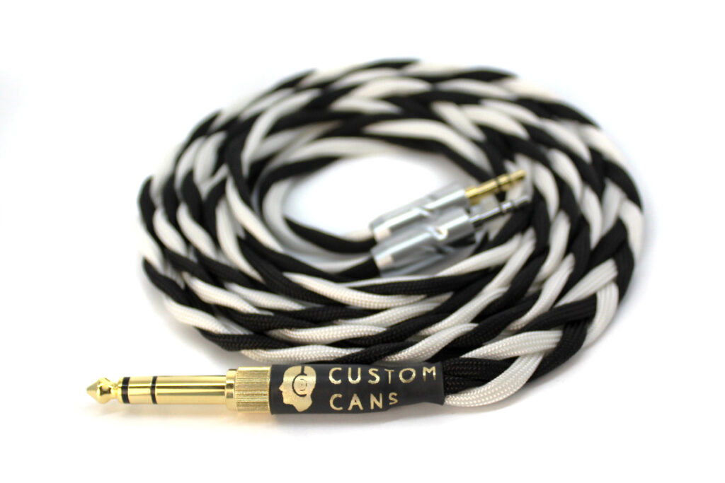 Ultra-low capacitance litz cable for headphones that take 2 x 3.5mm TRS ...