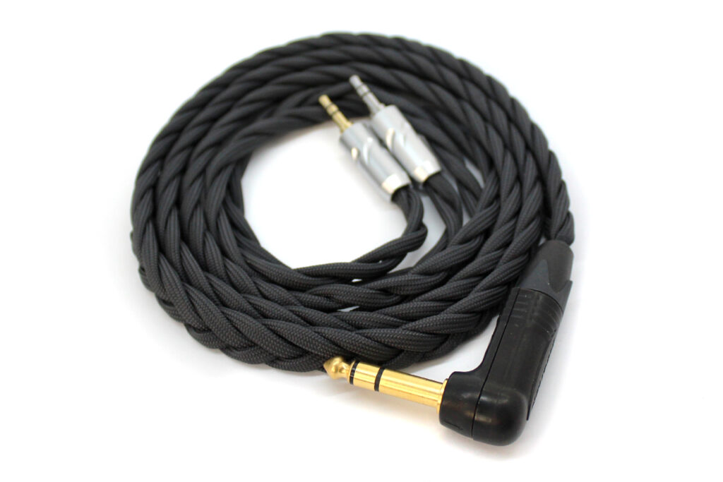 Ultra-low capacitance litz cable for headphones that take 2 x 3.5mm TRS ...