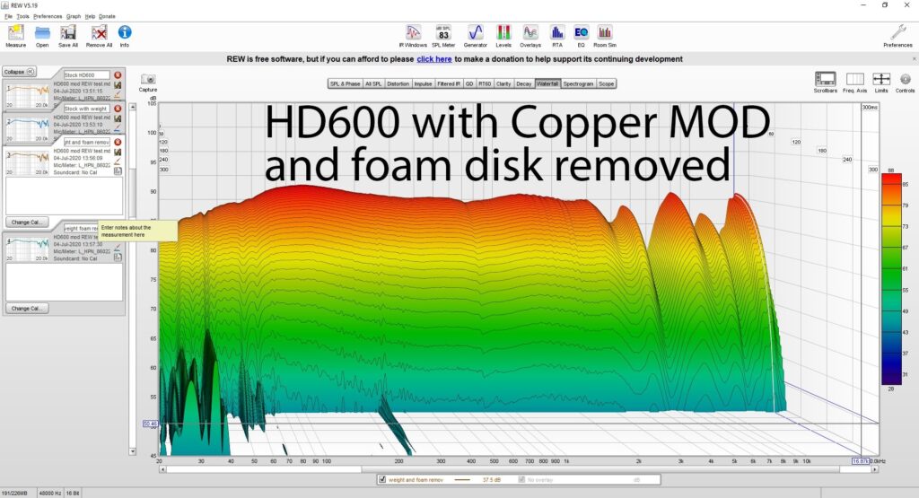 HD600 / HD650 CNC Copper Mass loading mod DIY kit - Custom Cans Shop