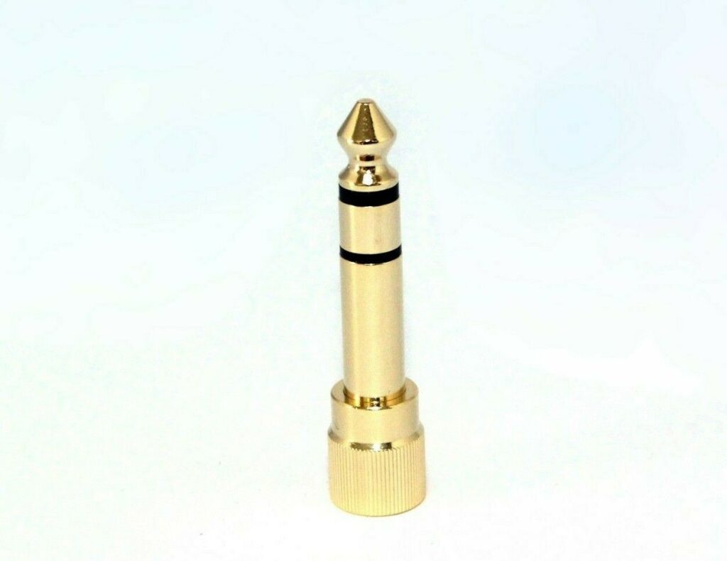 Sennheiser 3.5mm to 6.35mm Screw On Threaded Jack Adapter HD25, HD 215 ...