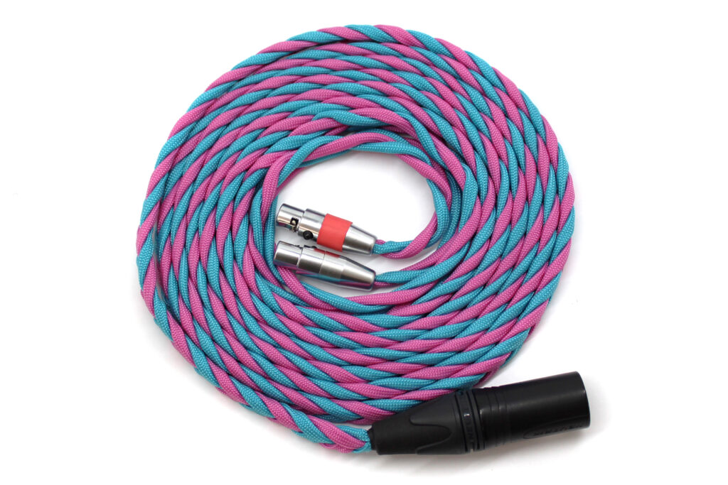 Audeze Cable 4-Pin XLR (2.5m, Pink and Turquoise) Ready to Ship ...