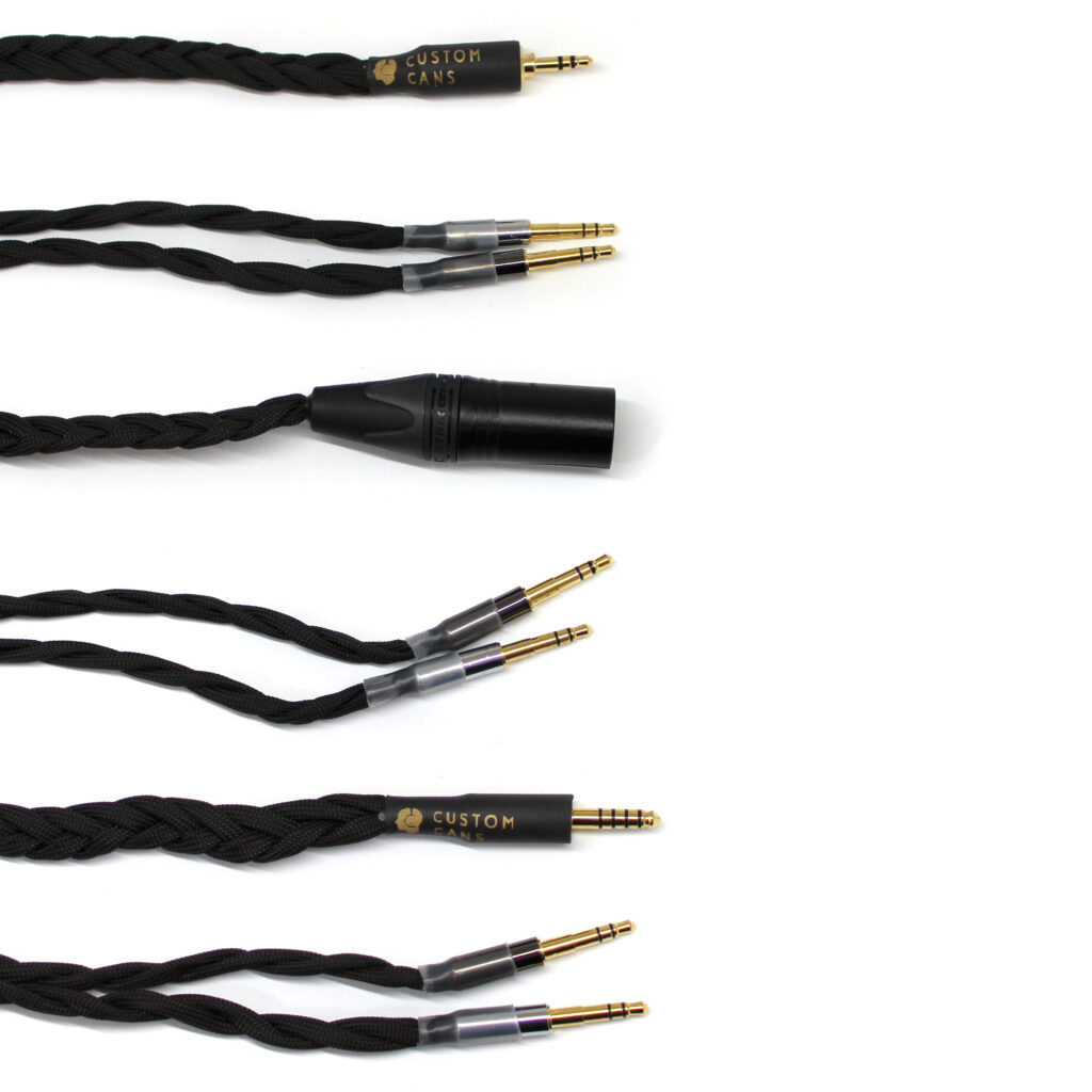 Meze Cable with 2 x 3.5mm jacks Black 1.5m Stock Cable - Custom Cans Shop