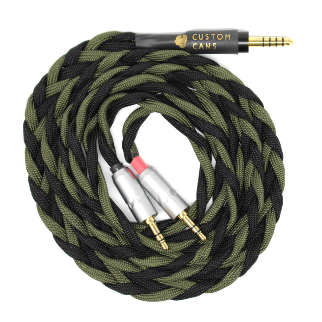 Denon Cable 4.4mm Jack (1m, Green and Black) Ready to Ship - Custom ...
