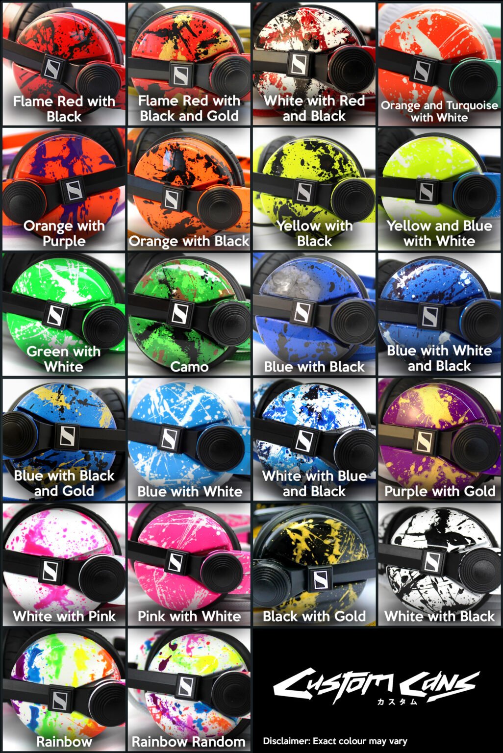 Custom Cans Sennheiser HD25 Splatter - Custom Cans Shop